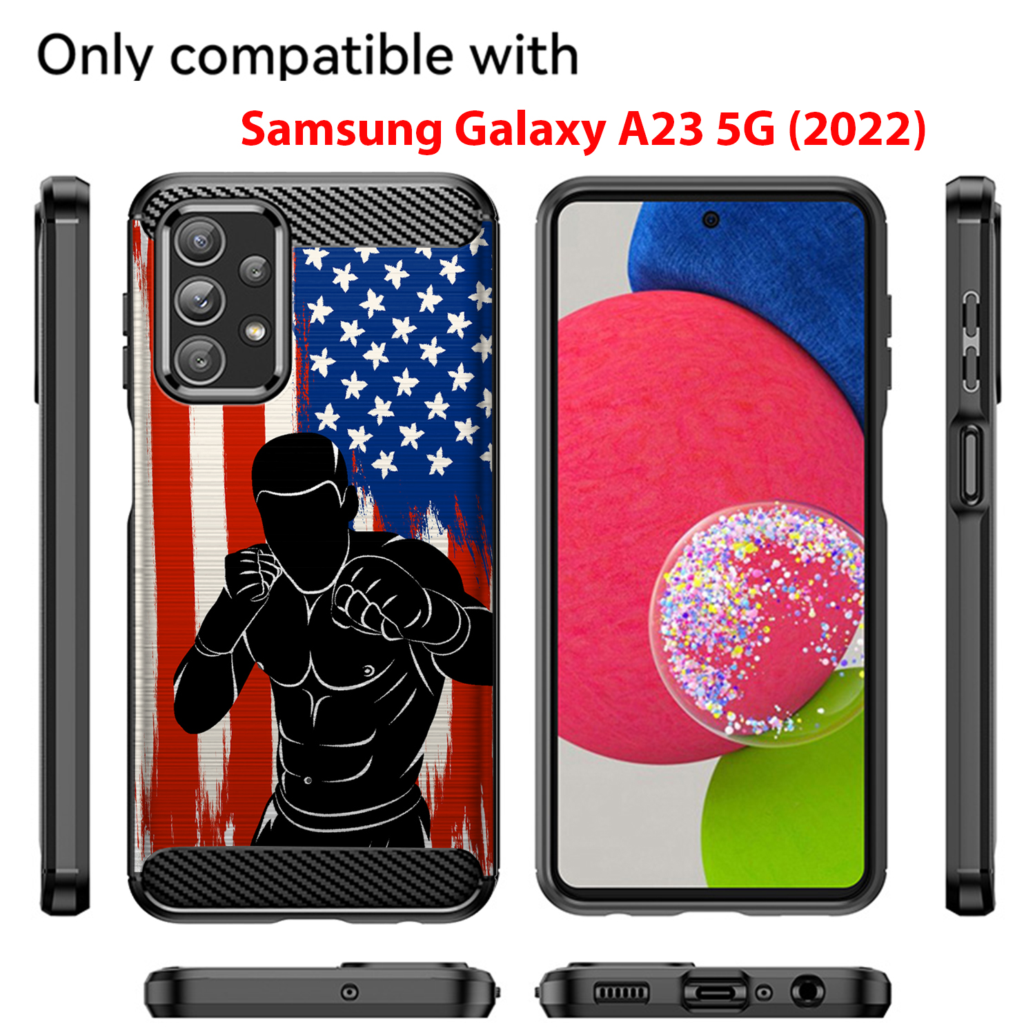 For [Samsung Galaxy A23 5G][Flex TPU Fiber SET14] Unique Matte Case | eBay